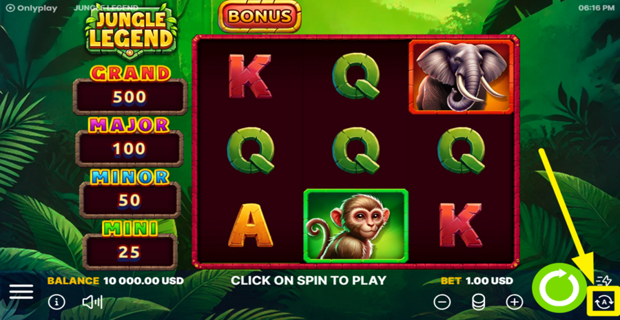 Jungle Legend Demo - Reseña y Juego Gratis (96% RTP)