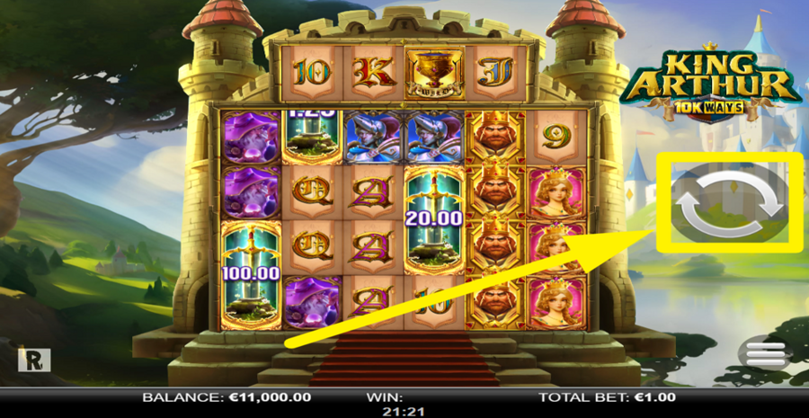 Avis, Bonus et Jeu Gratuit de la Machine à Sous King Arthur 10K Ways