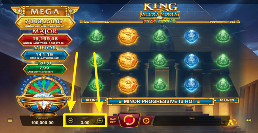 King of Alexandria Mega Moolah Slot Review, Bonuses & Free Play (86.78% ...