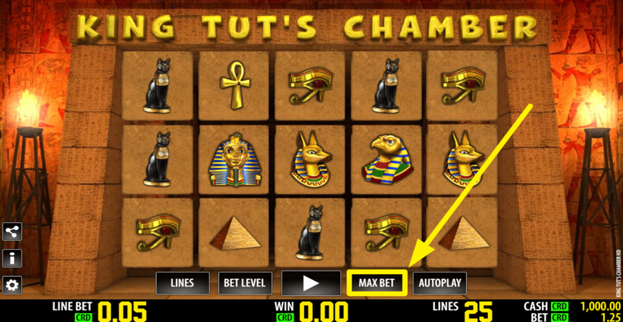 King Tuts Chamber Slot Bewertung, Demo & Boni (98.21% RTP)