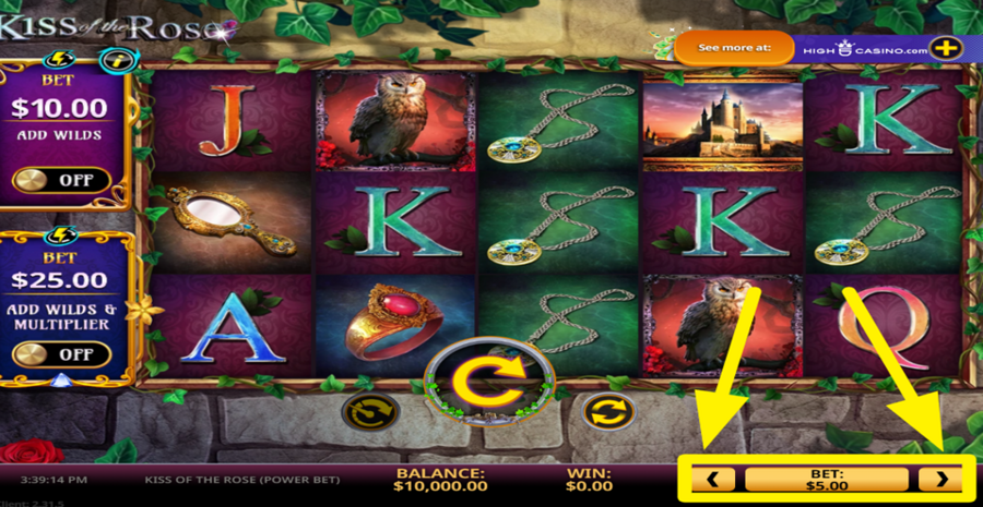 Kiss of the Rose Power Bet Slot Review, Bonuses & Free Play (96% RTP)