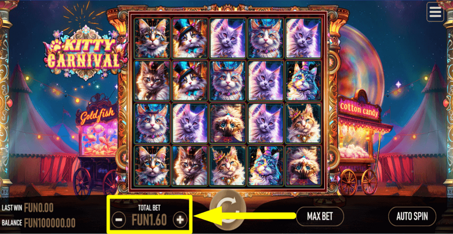 Kitty Carnival Slot Review, Bonuses & Free Play (98% RTP)