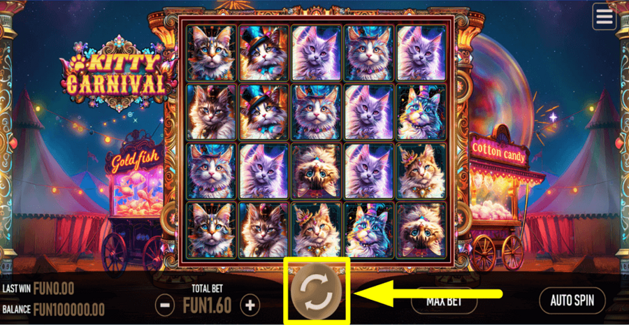 Kitty Carnival Slot Review, Bonuses & Free Play (98% RTP)