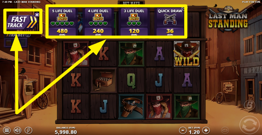 Last Man Standing Slot Review, Bonuses & Free Play (96.4% RTP)