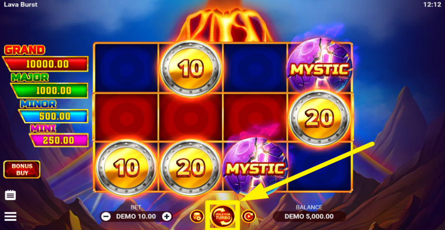 Lava Burst Demo - Reseña y Juego Gratis (96.27% RTP)