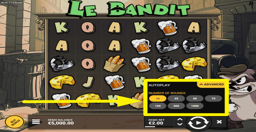 Le Bandit Slot Bewertung, Demo & Boni (96.34% RTP)