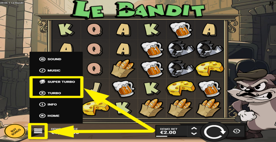Le Bandit Slot Bewertung, Demo & Boni (96.34% RTP)