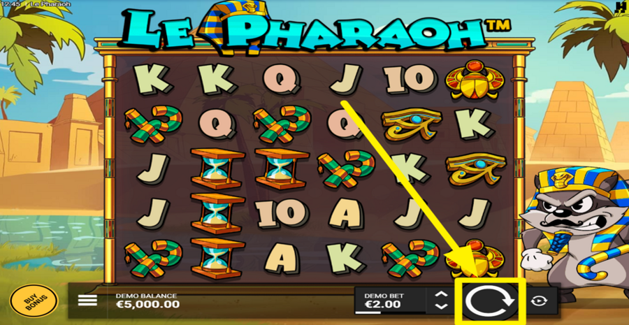 Le Pharaoh Demo - Reseña y Juego Gratis (96.35% RTP)