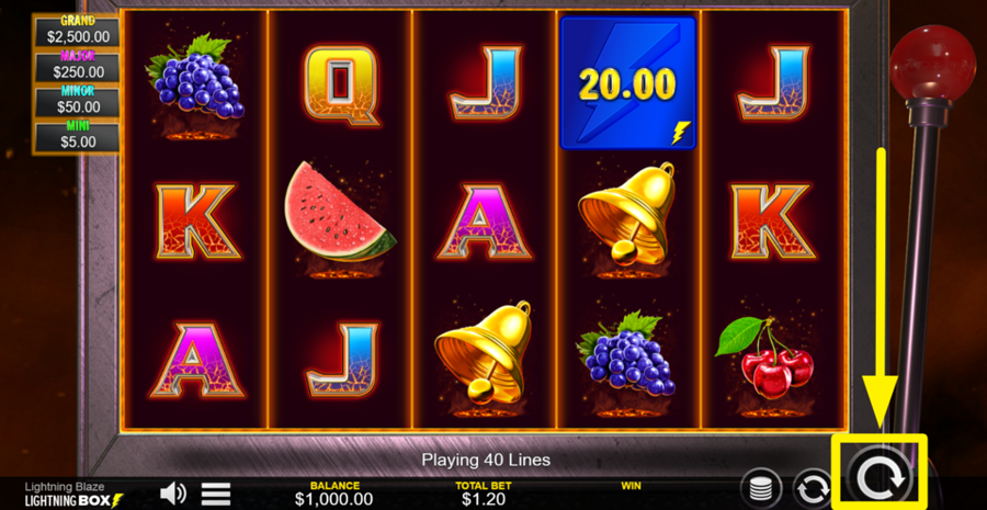 Lightning Blaze Demo - Reseña y Juego Gratis (96% RTP)