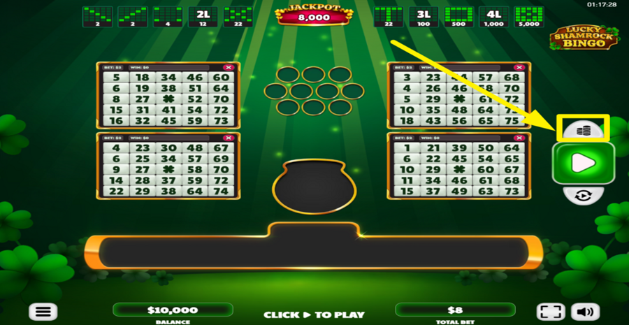 Lucky Shamrock Bingo Bewertung, Demo & Boni (96% RTP)