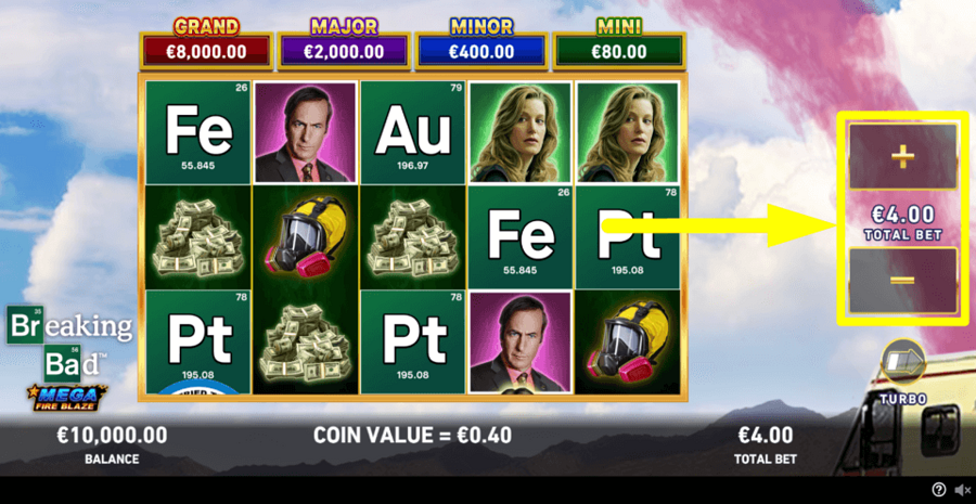 Mega Fire Blaze Breaking Bad Slot Review, Bonuses & Free Play (95.87% RTP)
