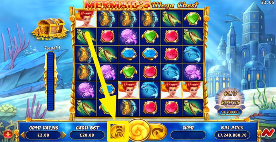 Mermaids Mega Chest Slot Review, Bonuses & Free Play (94.13% RTP)