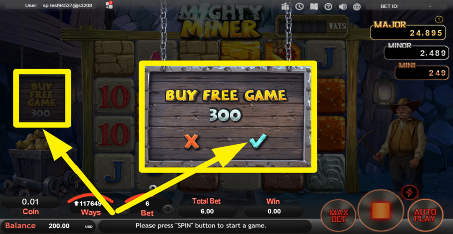 Mighty Miner Slot Review, Bonuses & Free Play (96.37% RTP)