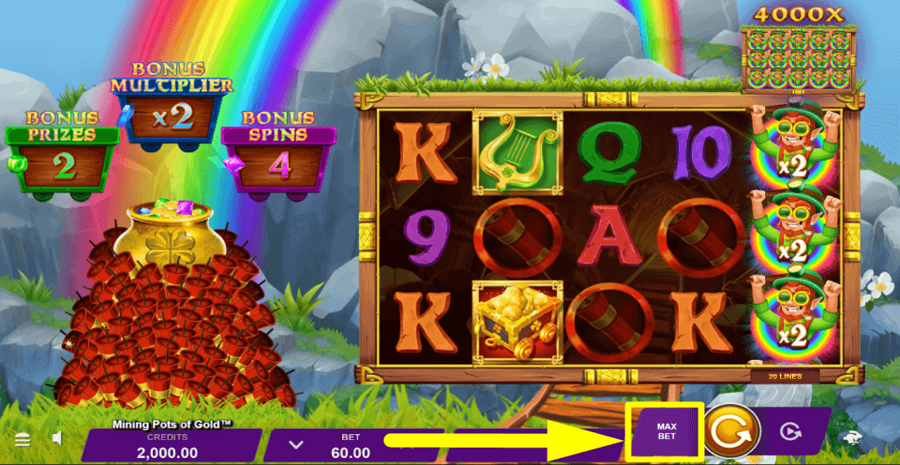 Mining Pots of Gold Demo - Reseña y Juego Gratis (96% RTP)