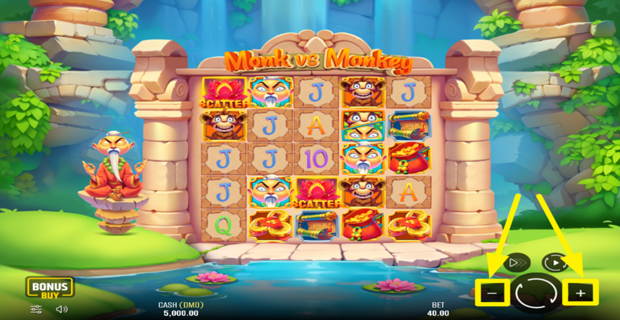 Monk vs Monkey Slot Review, Bonuses & Free Play (95% RTP)