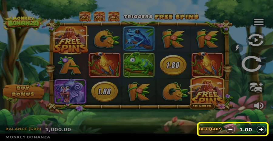 Monkey Bonanza Slot Review, Bonuses & Free Play (96.06% RTP)
