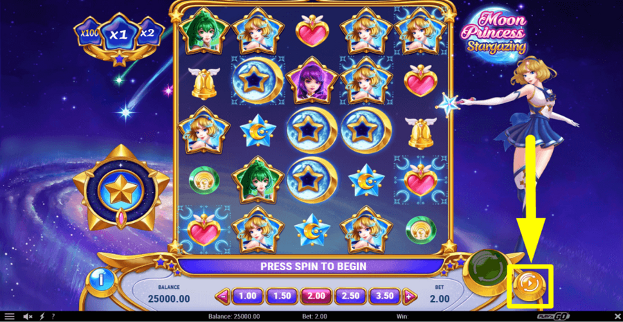 Moon Princess Stargazing Slot Bewertung, Demo & Boni (94.2% RTP)