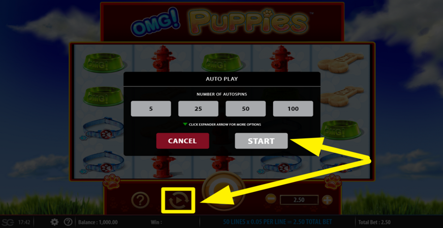 OMG Puppies Slot Bewertung, Demo & Boni (96.05% RTP)