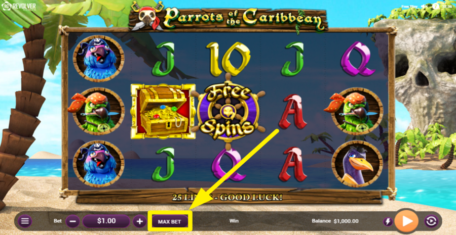 Parrots of the Caribbean Slot Review, Bonuses & Free Play (96.05% RTP)
