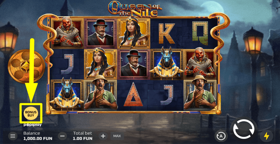 Popiplay Queen of the Nile Slot Bewertung, Demo & Boni (97.12% RTP)