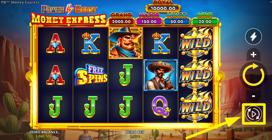 Power Boost Money Express Demo - Reseña y Juego Gratis (96.2% RTP)