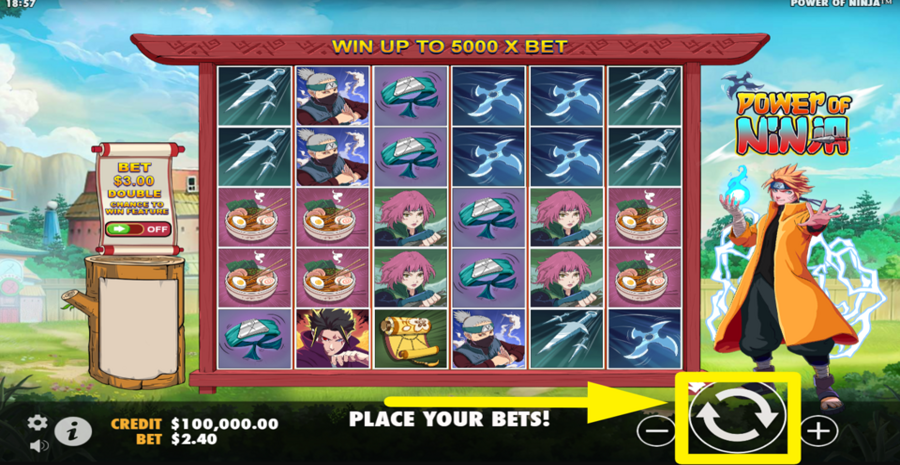 Power of Ninja Slot Review, Bonuses & Free Play (96.5% RTP)