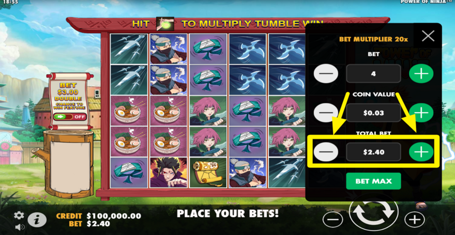 Power of Ninja Slot Review, Bonuses & Free Play (96.5% RTP)