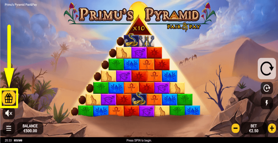 Primus Pyramid Demo - Reseña y Juego Gratis (95.78% RTP)