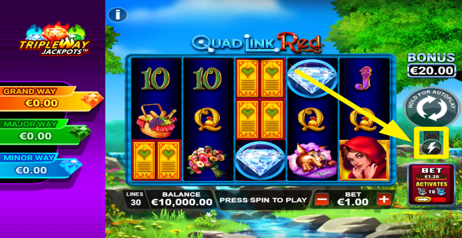 Quad Link Red Demo - Reseña y Juego Gratis (95.83% RTP)