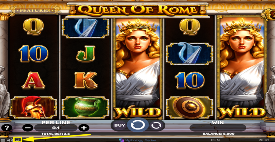 Queen of Rome Slot Bewertung, Demo & Boni (95.89% RTP)