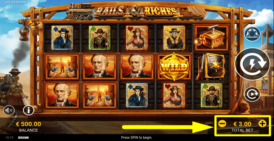 Rails and Riches Slot Review, Bonuses & Free Play (95.58% RTP)