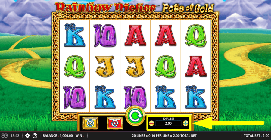 Rainbow Riches Pots of Gold Slot Bewertung, Demo & Boni (96.4% RTP)