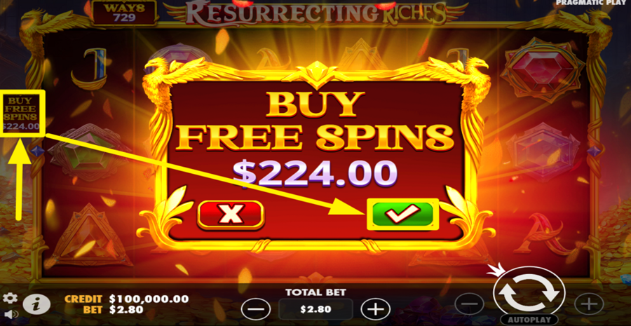 Resurrecting Riches Slot Review, Bonuses & Free Play (96.58% RTP)