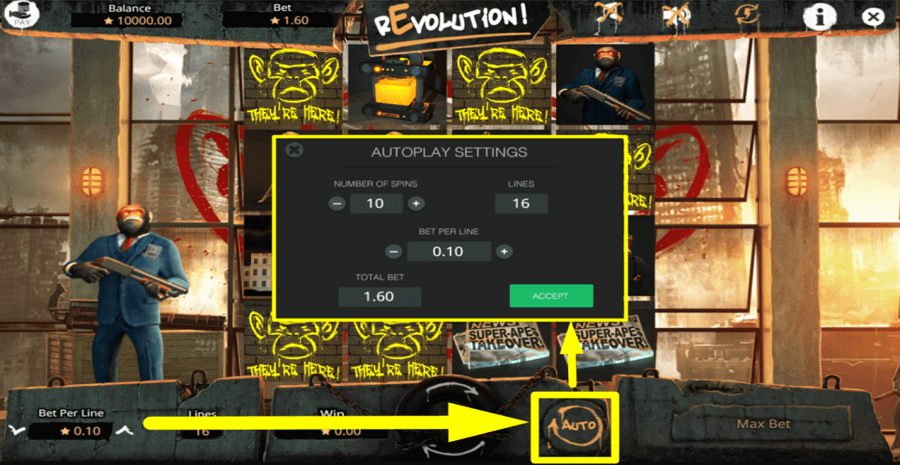 Revolution Slot Bewertung, Demo & Boni (95.64% RTP)