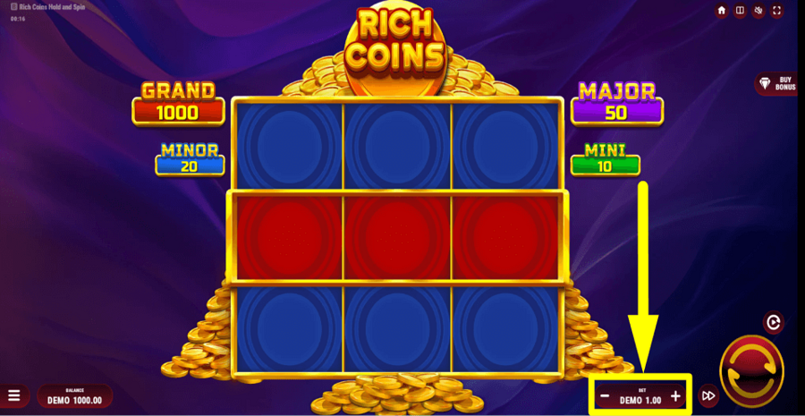 Rich Coins Hold and Spin Slot Review, Bonuses & Free Play (96% RTP)