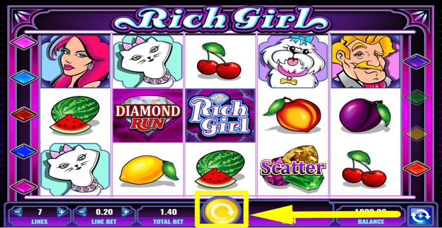 Rich Girl Slot Review, Bonuses & Free Play (96.19% RTP)