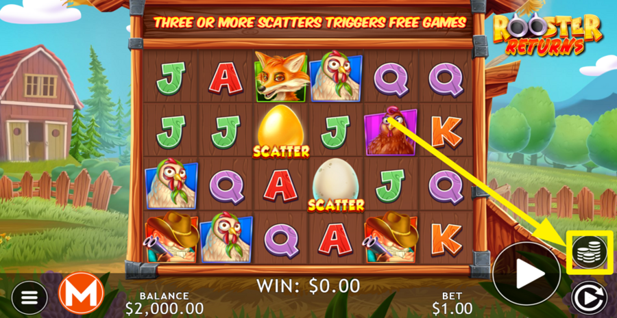 Rooster Returns Slot Bewertung, Demo & Boni (96.73% RTP)