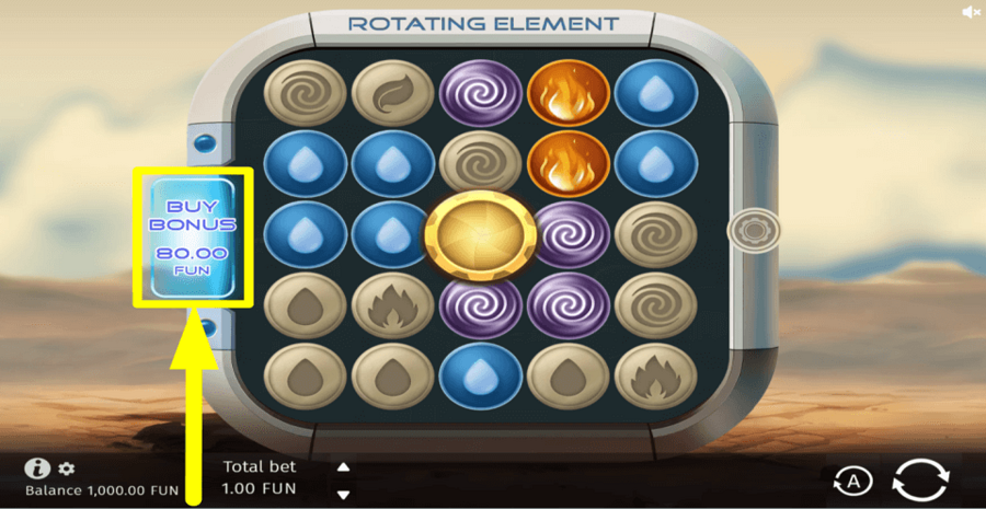 Rotating Element Slot Review, Bonuses & Free Play (97.19% RTP)