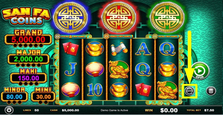 San Fa Coins Slot Review, Bonuses & Free Play (94.39% RTP)