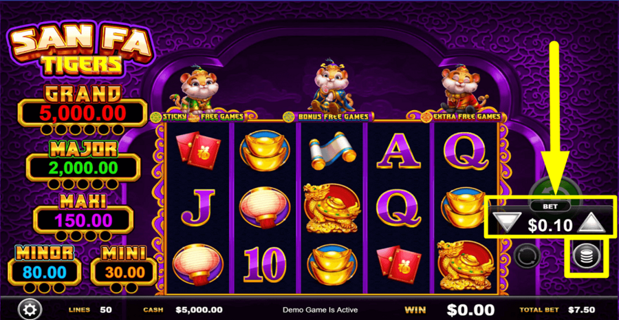 San Fa Tigers Slot Review, Bonuses & Free Play (94.39% RTP)