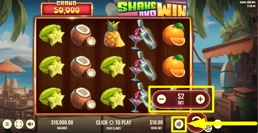 Shake and Win Demo - Reseña y Juego Gratis (95% RTP)