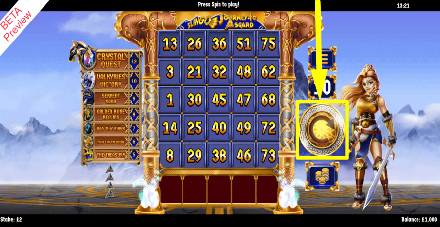 Slingo Journey to Asgard Bewertung, Demo & Boni (95.6% RTP)