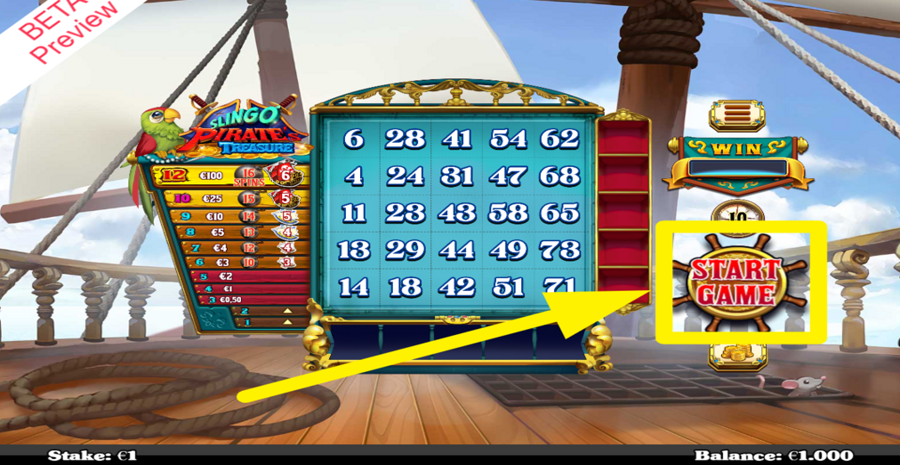 Slingo Pirates Treasure Bewertung, Demo & Boni (94.22% RTP)