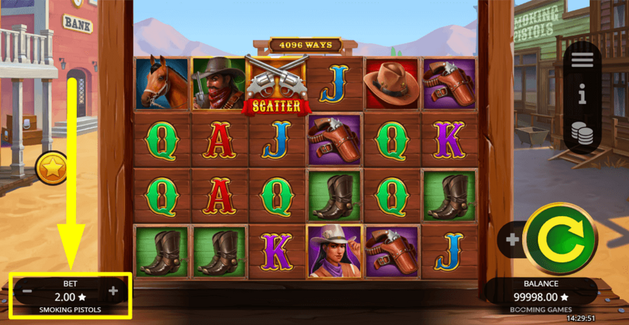 Smoking Pistols Slot Review, Bonuses & Free Play (95.6% RTP)