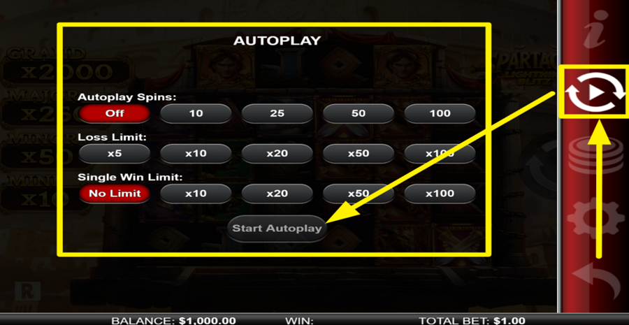 Spartacus Lightning Blitz Slot Bewertung, Demo & Boni (96.23% RTP)