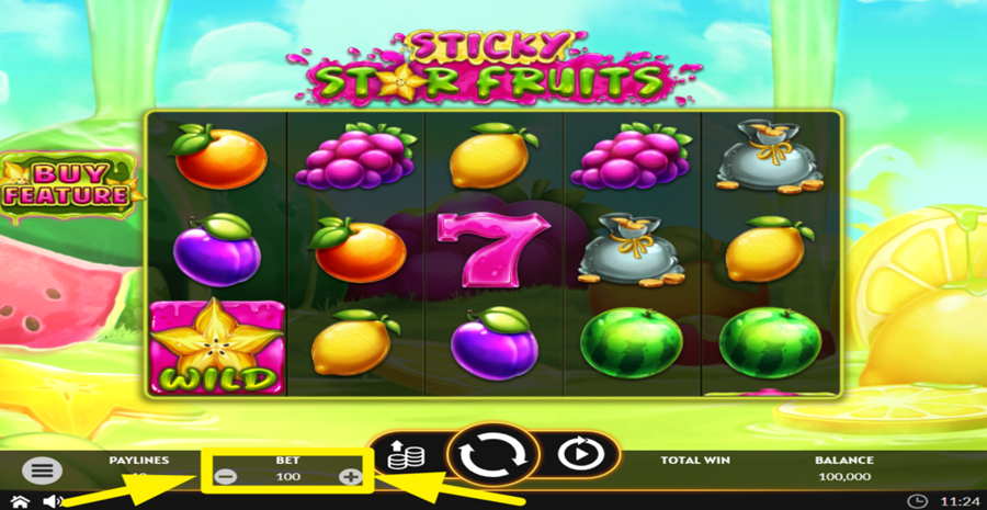 Sticky Star Fruits Slot Review, Bonuses & Free Play (96.14% RTP)