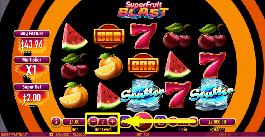 Super Fruit Blast Slot Review, Bonuses & Free Play (96.77% RTP)