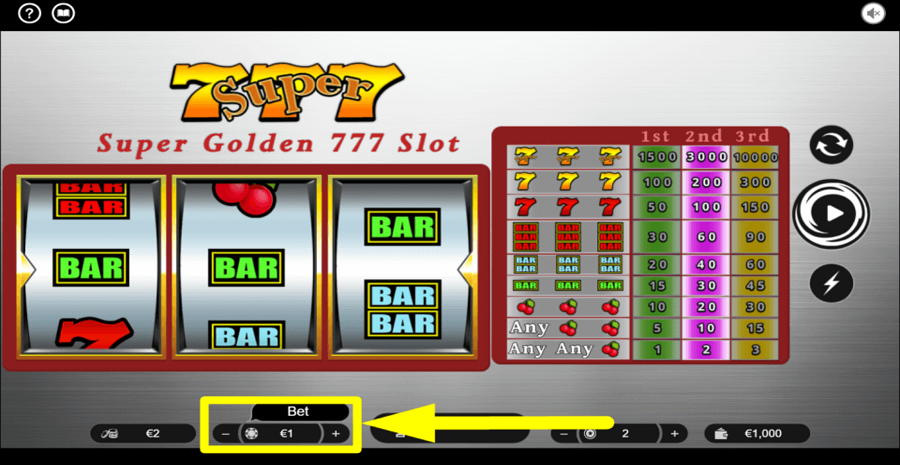 Super Golden 777 Slot Bewertung, Demo & Boni (94.96% RTP)