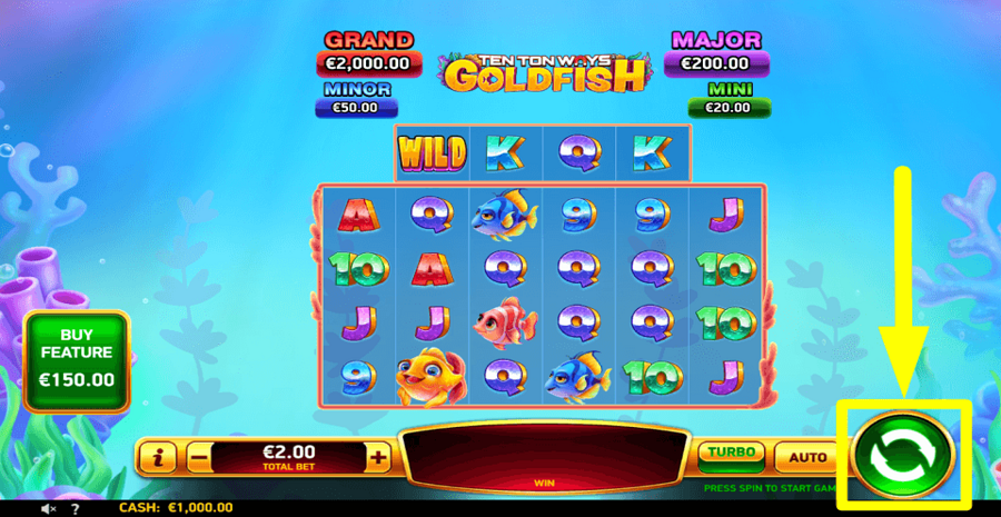 Ten Ton Ways Goldfish Slot Review, Bonuses & Free Play (96.33% RTP)