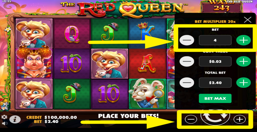 The Red Queen Slot Review, Bonuses & Free Play (96.06% RTP)